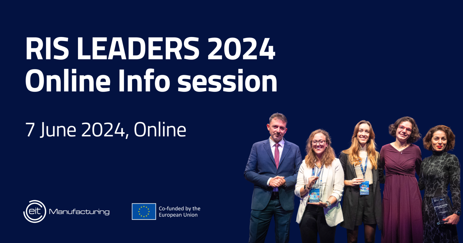 RIS LEADERS 2024 – otvorene prijave – Eit Manufacturing Hub